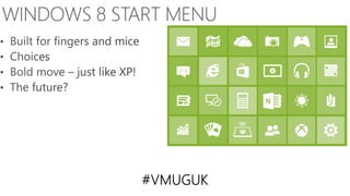 Compare and contrast windows xp vs windows 8 v2 | PPT