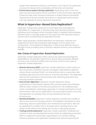 Compare Array vs Host vs Hypervisor vs Network-Based Replication | PDF