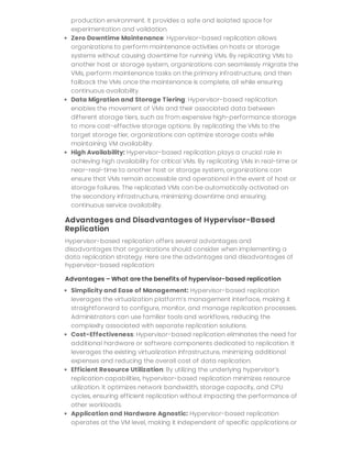 Compare Array vs Host vs Hypervisor vs Network-Based Replication | PDF