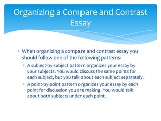 Compare contrast | PPTX
