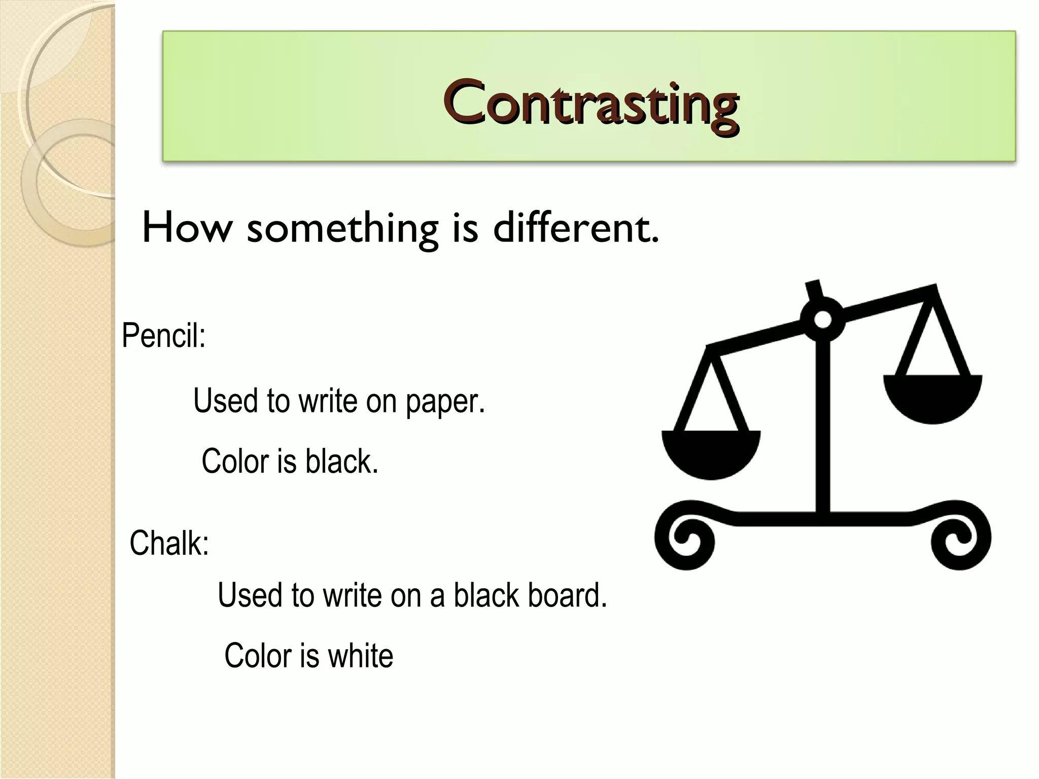 Undersatnding Compare & Contrast in Reading | PPT