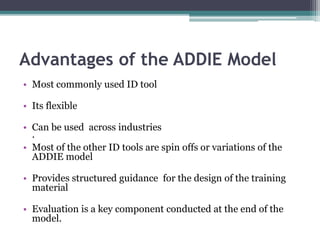 Compare & Contrast ADDIE and Dick and Carey Models | PPTX