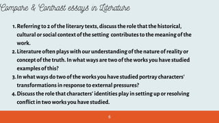 Compare & Contrast Essay presentation HS | PDF | Educational Assessment ...