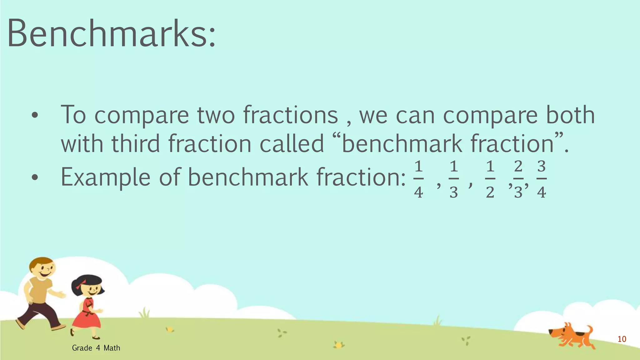 Compare fractions - Grade 4 | PPTX