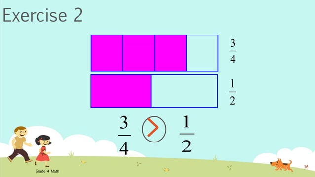 Compare fractions - Grade 4 | PPTX | Physics | Science
