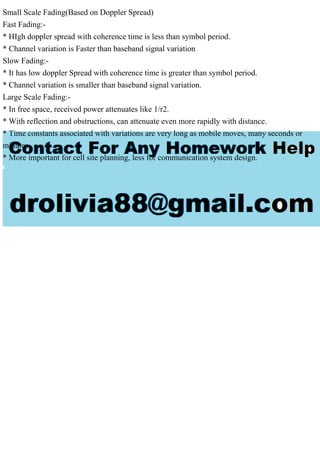 compare large and small scale fadingSolutionSmall Scale Fading.pdf