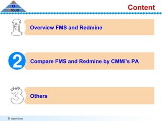 Compare project management tool - FMS vs Redmine | PPT