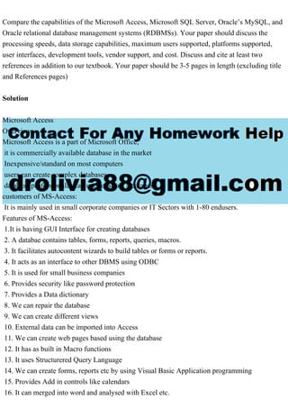 Compare the capabilities of the Microsoft Access, Microsoft SQL Serv.pdf
