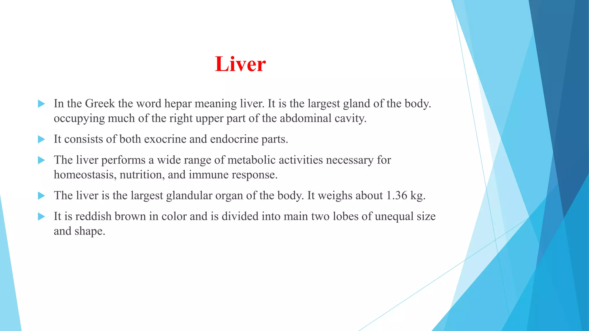 Compare the role of pancreas, liver and gallbladder in digestion | PPTX