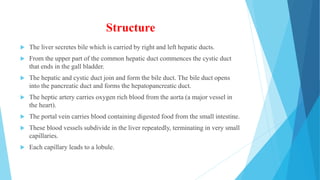 Compare the role of pancreas, liver and gallbladder in digestion | PPTX