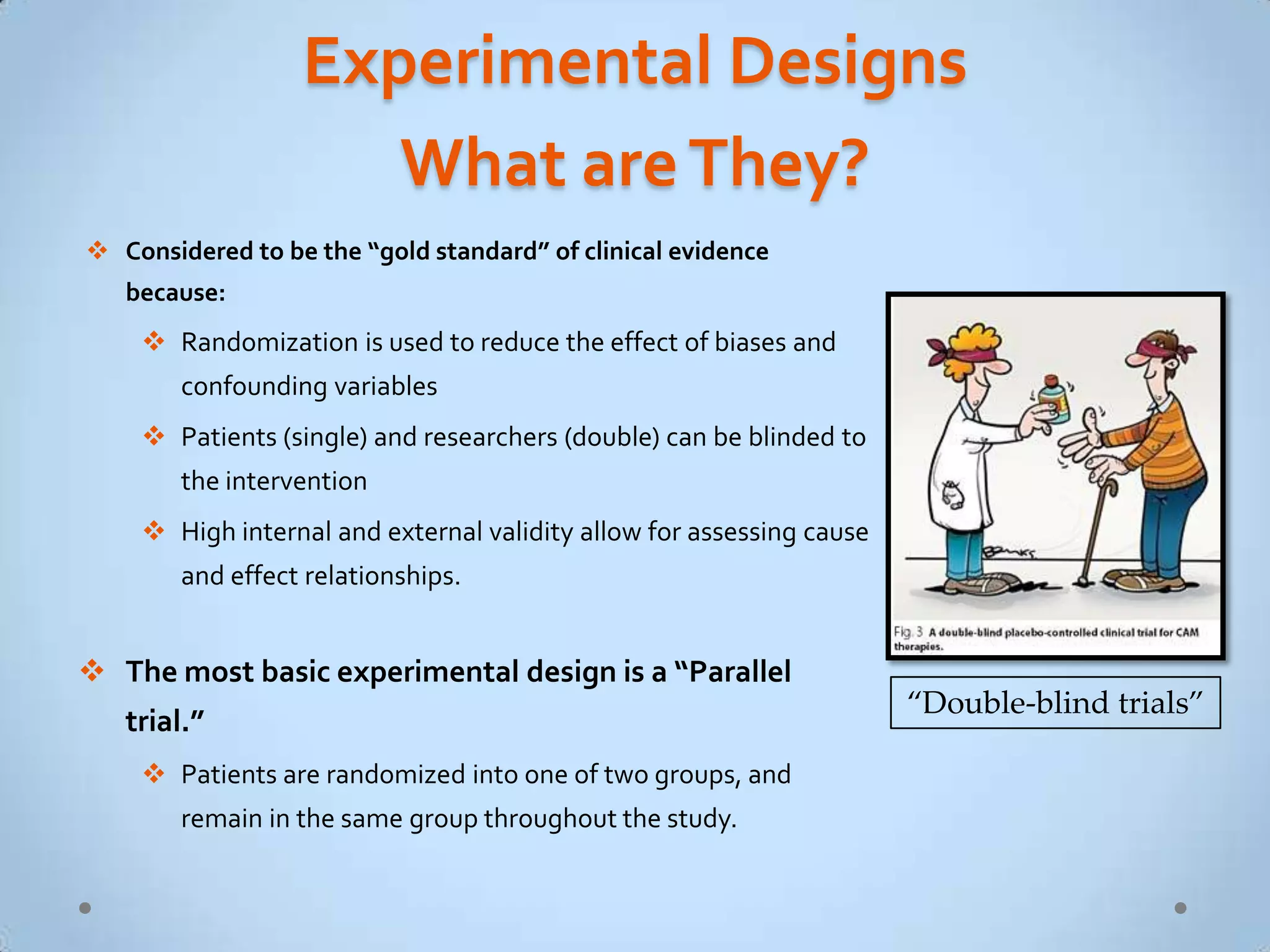 Comparing research designs fw 2013 handout version | PPTX