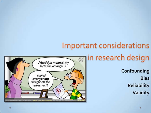 Comparing research designs fw 2013 handout version | PPT