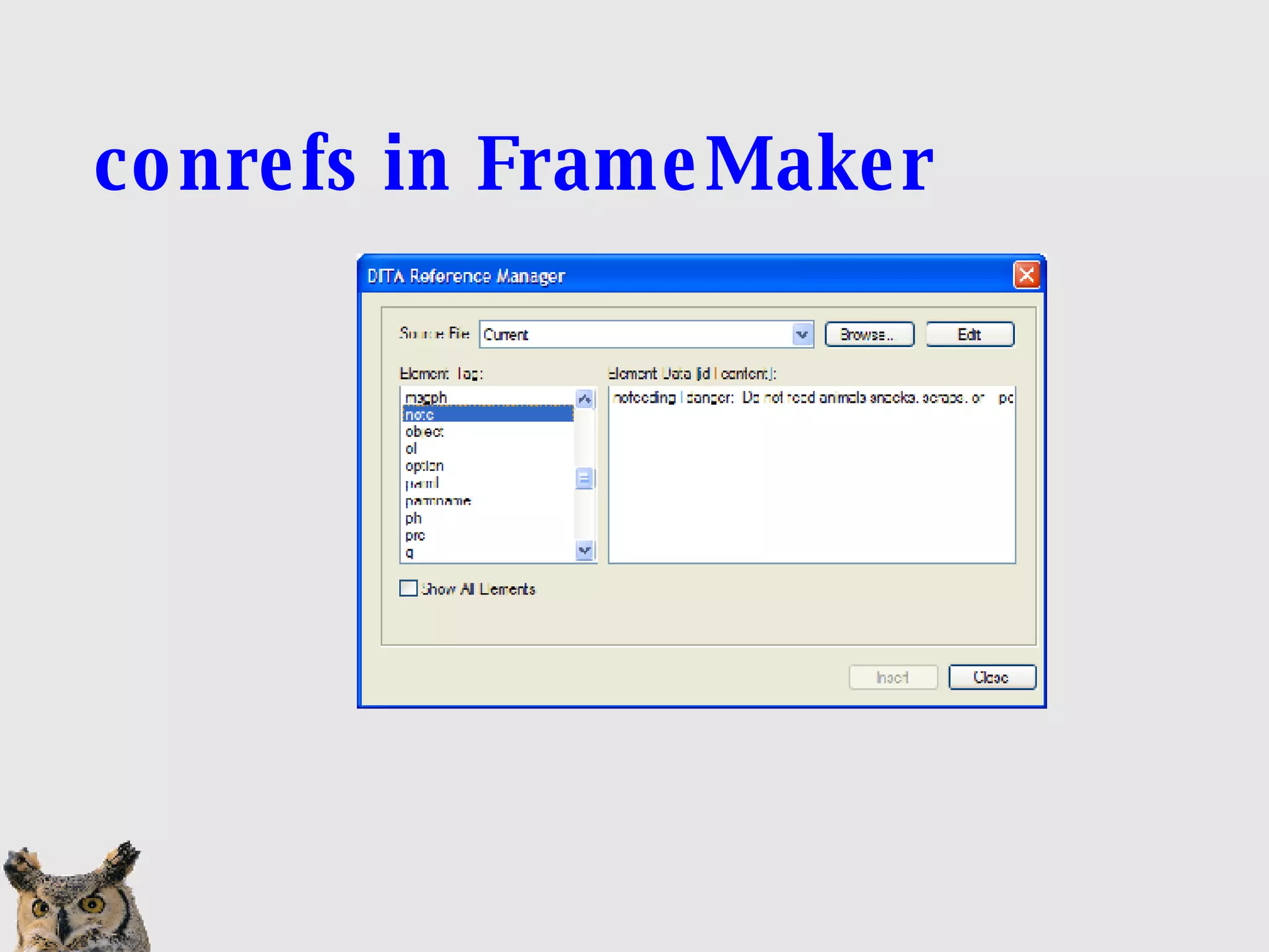 Comparing DITA Support in XMetaL and FrameMaker | PPT | Desktop Publishing | Computer Software ...
