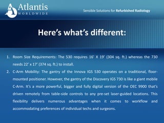 Comparing: GE Innova IGS 530 or GE Discovery IGS 730? - Atlantis ...