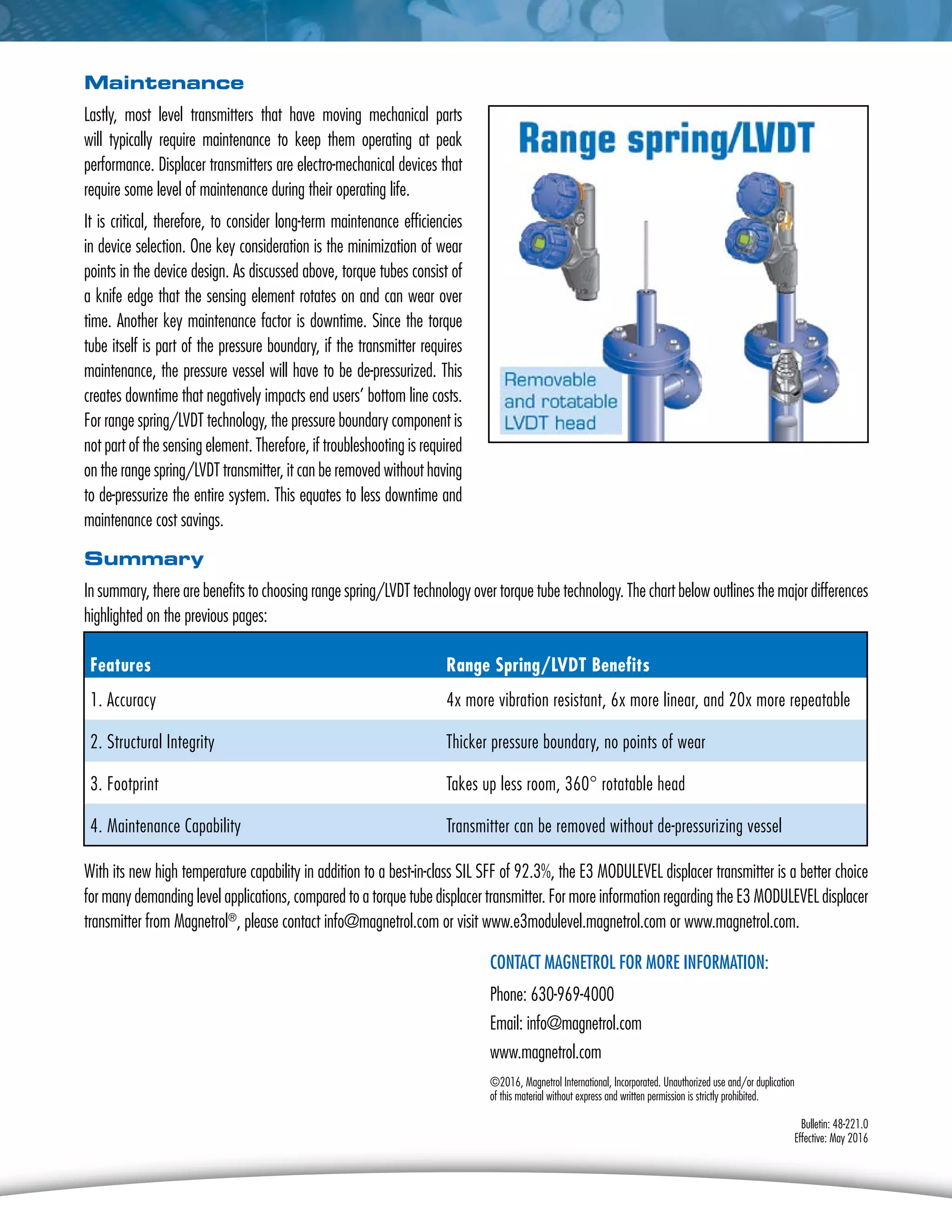 Comparing Industrial Level Displacer Transmitter Technologies | PDF