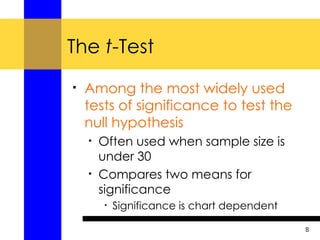 Comparing Means | PPT