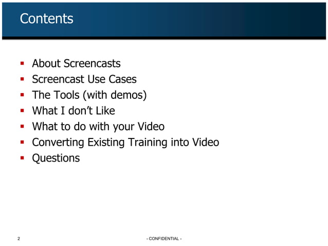 Comparing Screencasting Tools | PPT