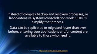 Comparing Software Defined Data Centers vs. Traditional Data Centers (SlideShare) | PPT