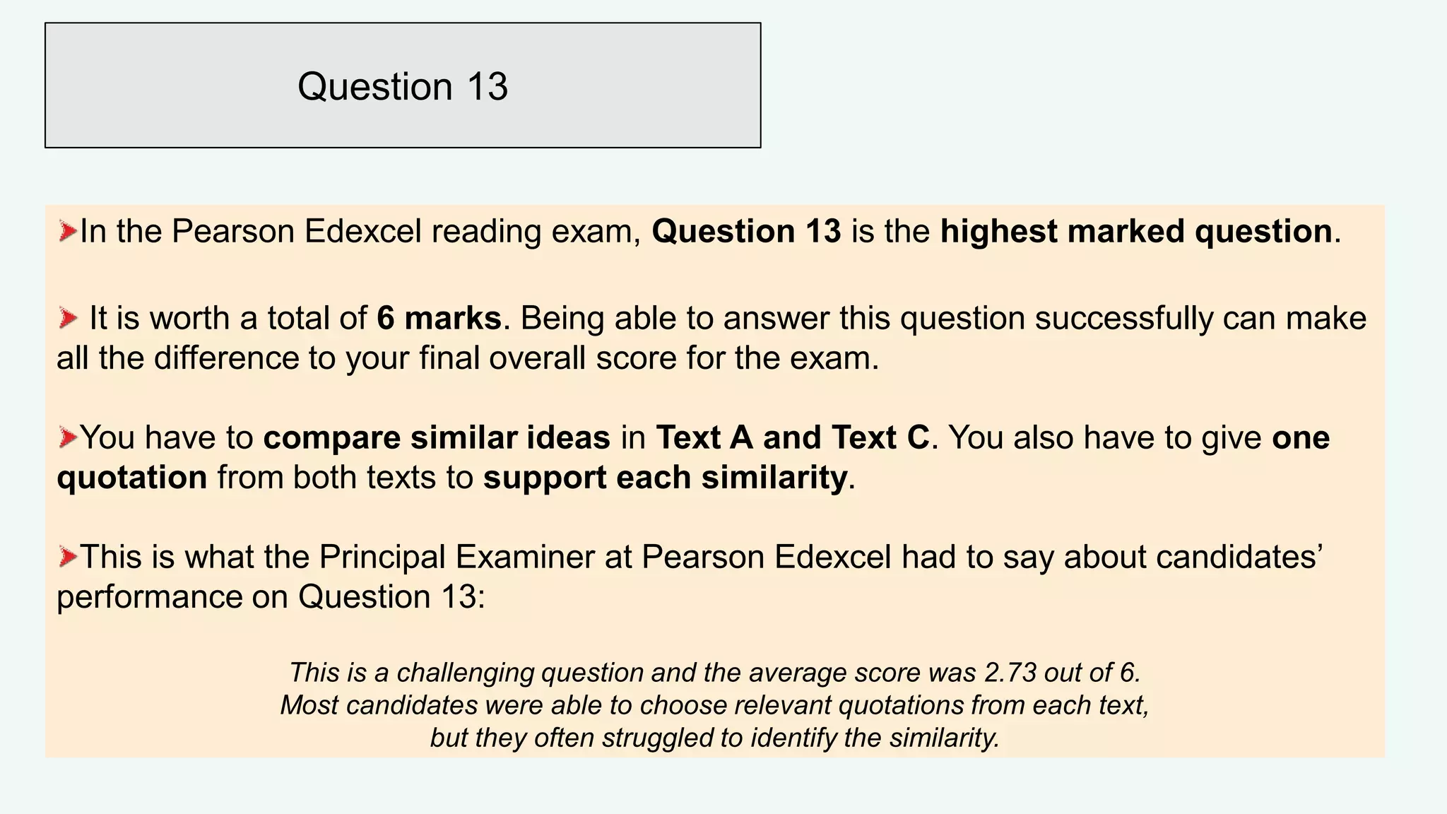 FS English Level 2 - June 17, 2023 (Reading: Comparing texts to ...