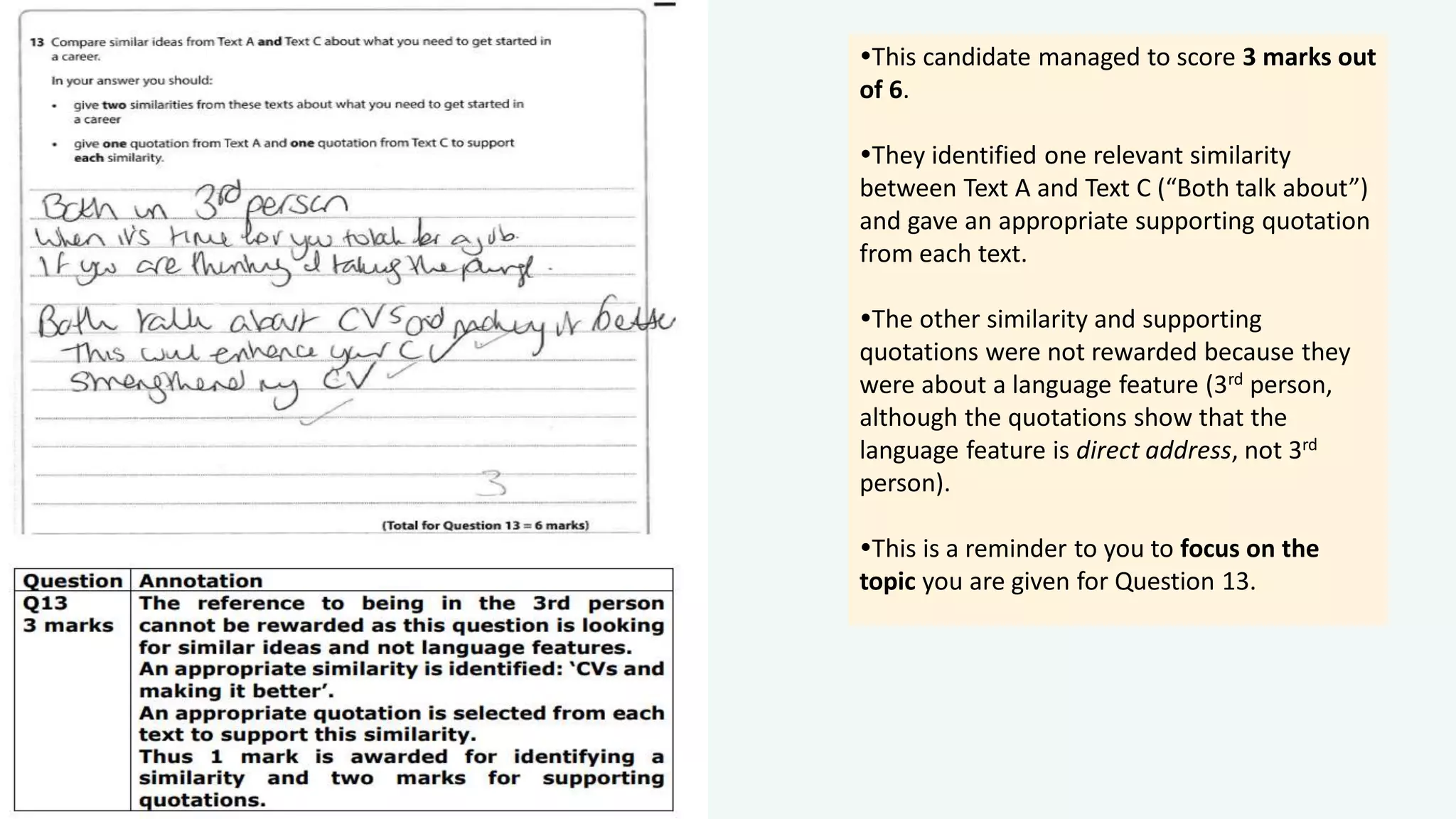 FS English Level 2 - June 17, 2023 (Reading: Comparing texts to ...