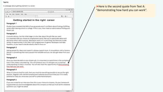 FS English Level 2 - June 17, 2023 (Reading: Comparing texts to ...