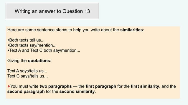 FS English Level 2 - June 17, 2023 (Reading: Comparing texts to ...