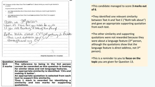 FS English Level 2 - June 17, 2023 (Reading: Comparing texts to ...