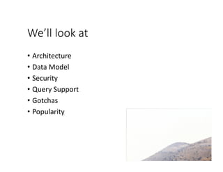 Comparing Accumulo, Cassandra, and HBase | PDF