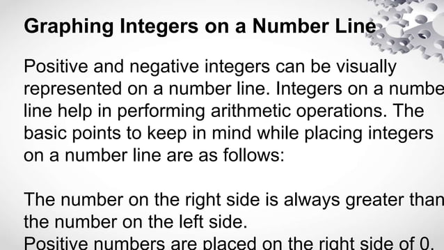 Lesson Comparing and arranging integers from least to greatest | PPTX