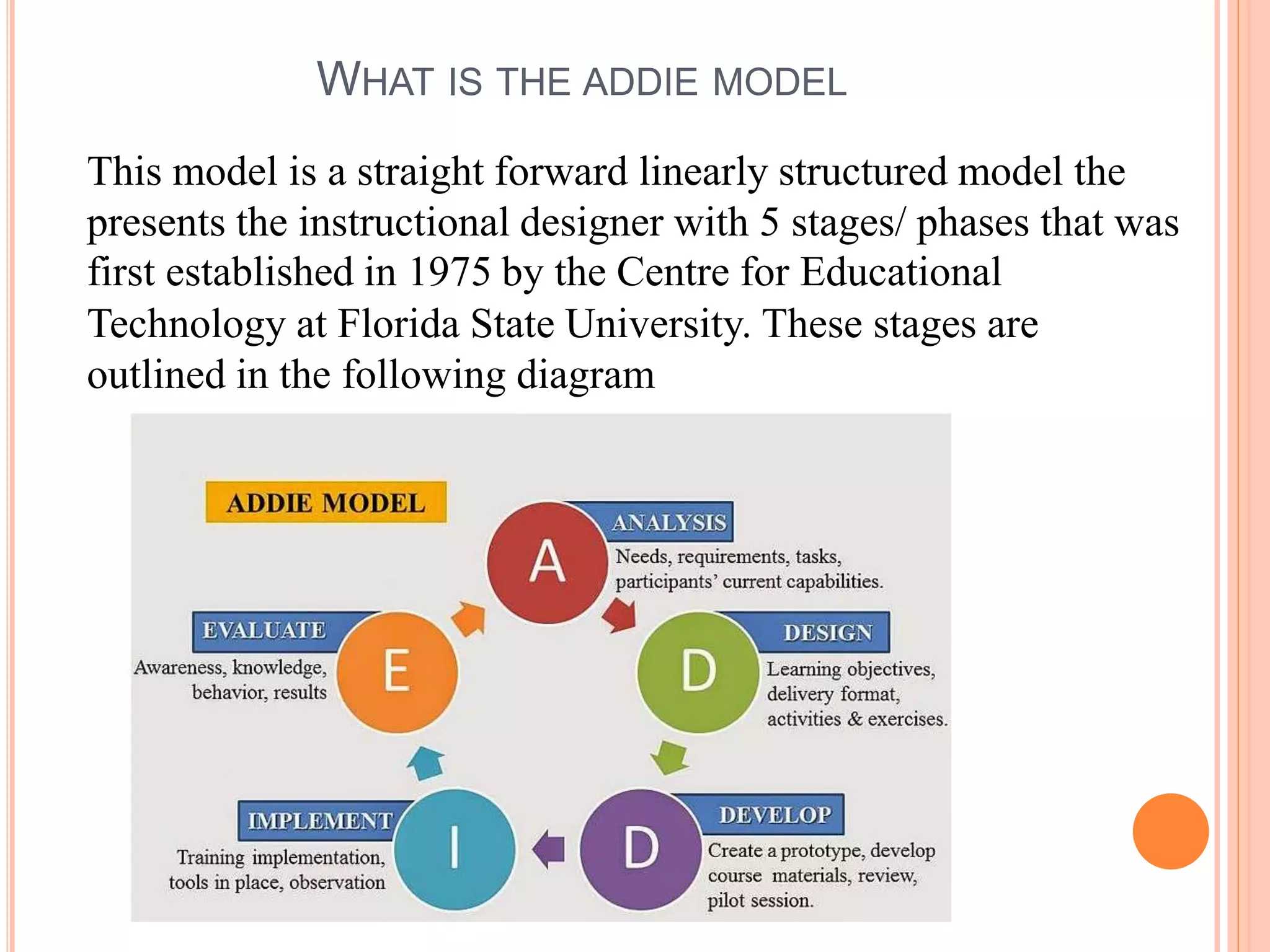 Comparing and contrasting addie and dick_and_carey | PPTX