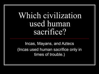 Comparing and contrasting civilizations | PPT