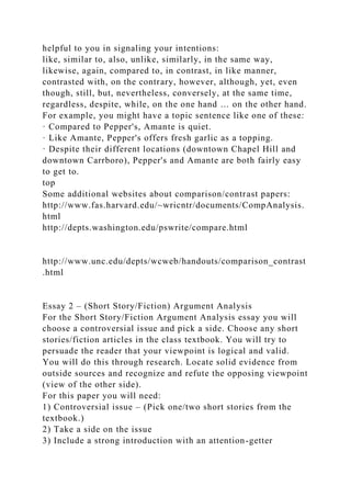 Comparing and ContrastingWhat this handout is aboutThis handou.docx