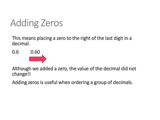 Comparing and ordering_decimals_power_point | PPT