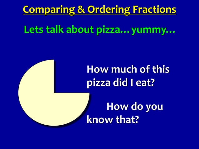 Comparing and ordering_fractions_powerpoint | PPT