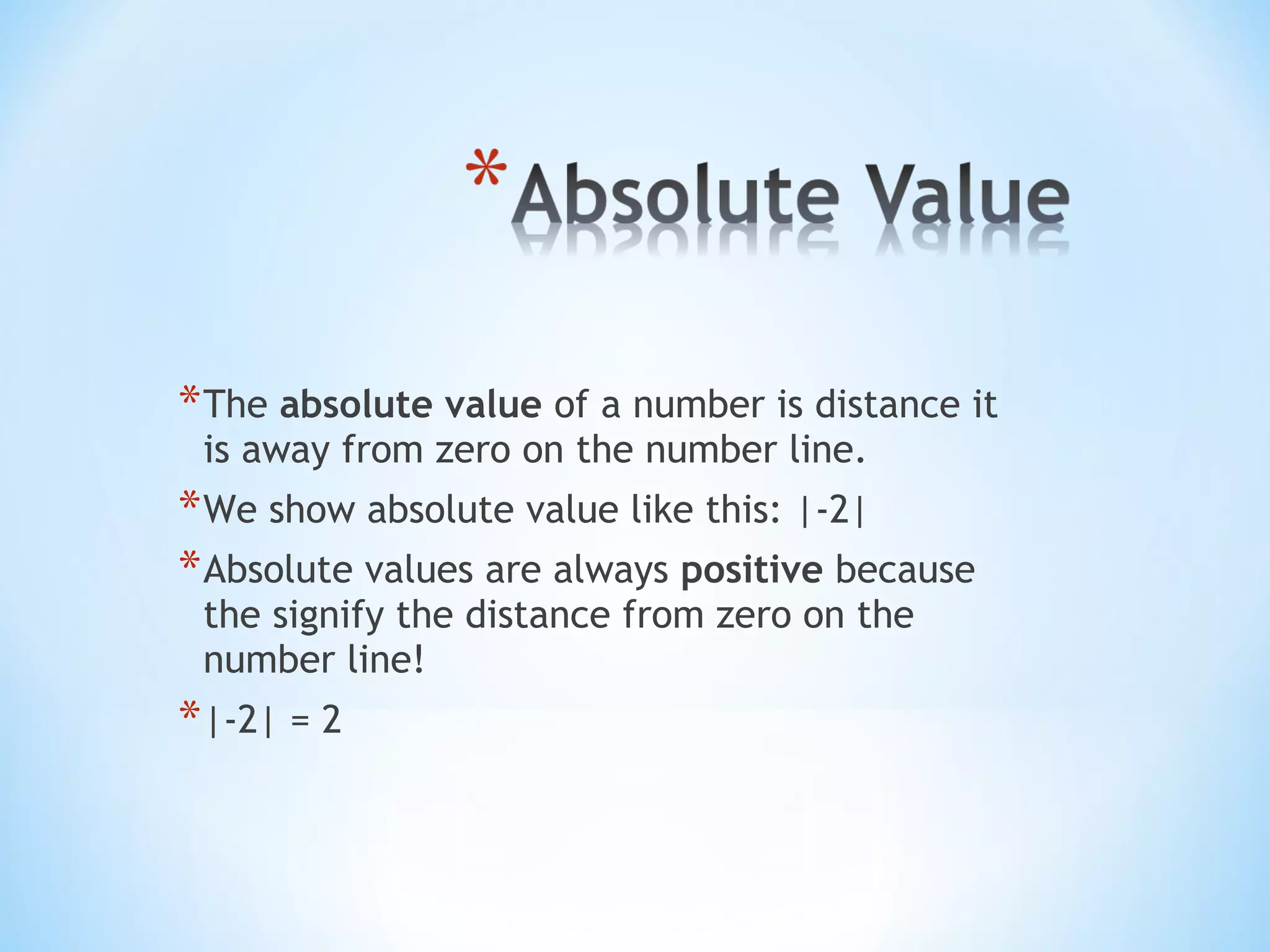 Comparing and ordering integers | PPT