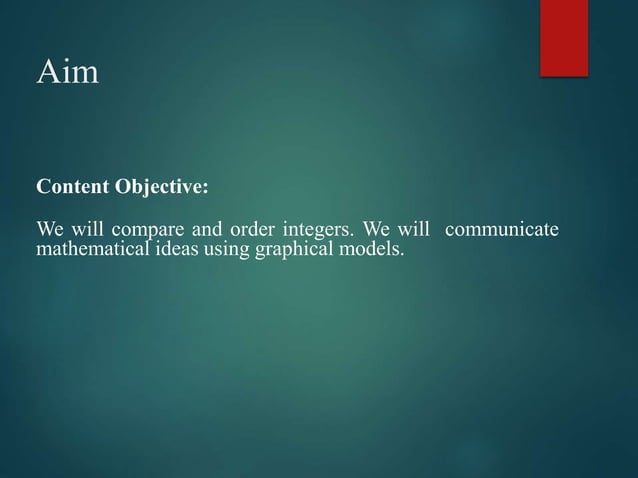 Comparing and ordering integers | PPTX