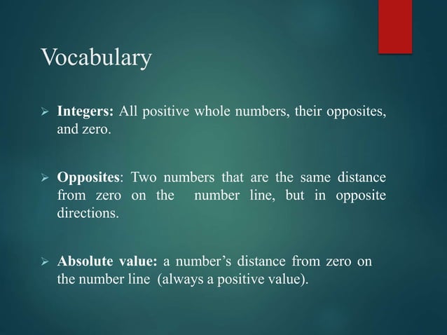 Comparing and ordering integers | PPTX