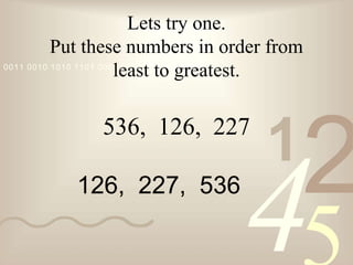Comparing and ordering numbers | PPT