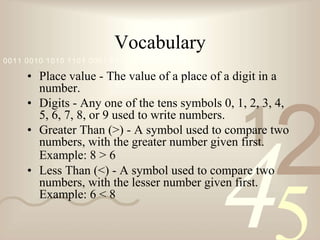 Comparing and ordering numbers | PPT