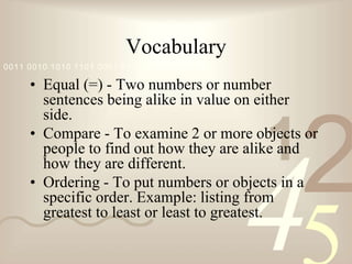 Comparing and ordering numbers | PPT