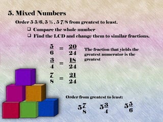 Comparing and ordering whole numbers and decimals | PPT