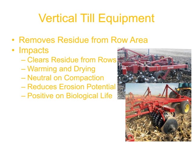 Comparing and selecting a tillage system | PPT