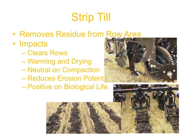 Comparing and selecting a tillage system | PPT