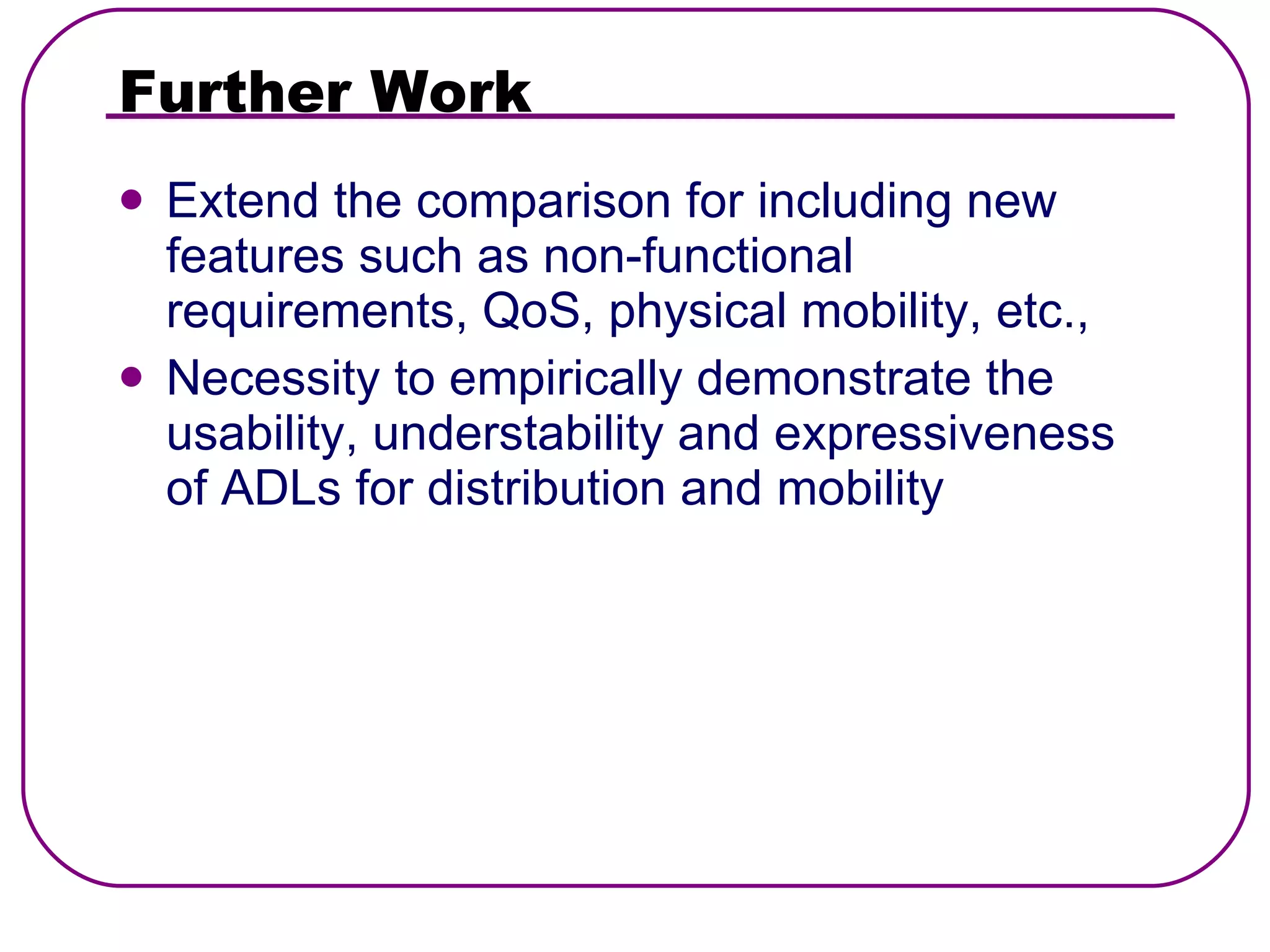 Comparing Architecture Description Languages Ppt