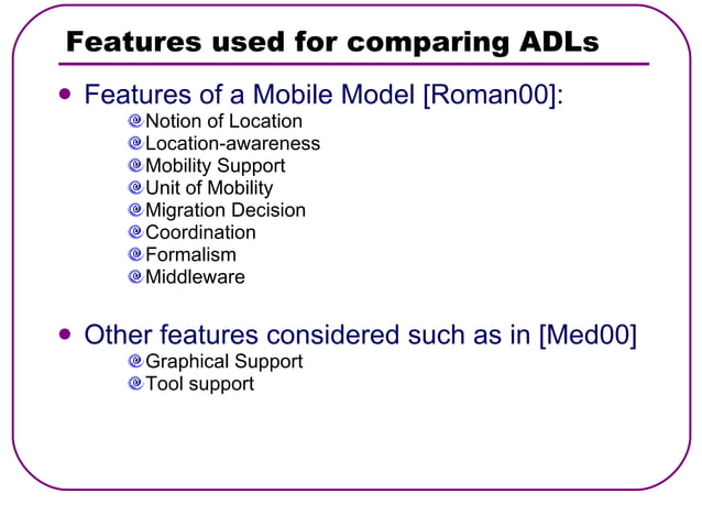 Comparing Architecture Description Languages Ppt