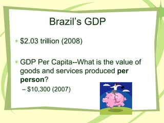 Comparing Brazil, Mexico & Cuba Economies | PPTX