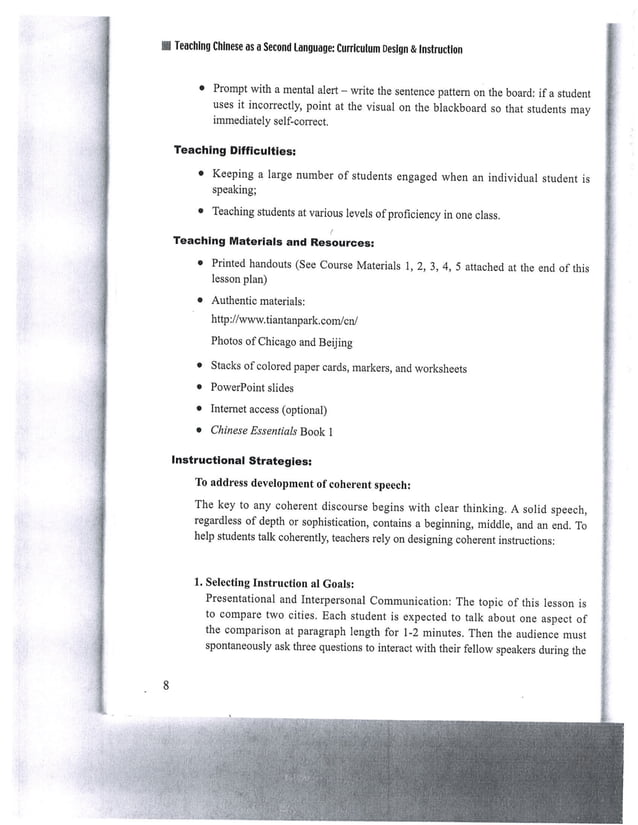 Comparing chicago and beijing | PDF