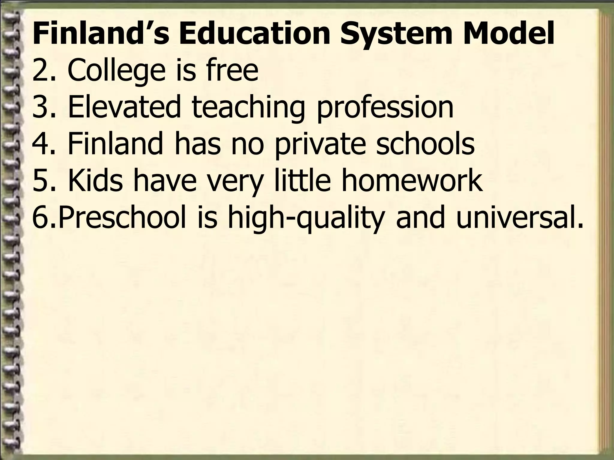 Comparing educational system of finland | PDF