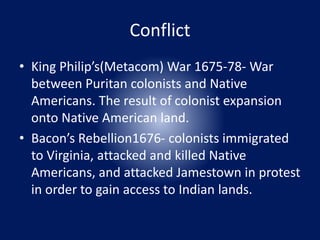 Comparing english colony regions | PPTX