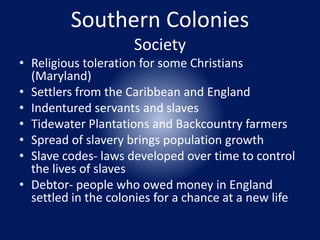 Southern Colonies Society